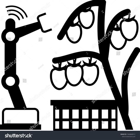 Automated Fruit Harvesting Robot Using Deep Stock Vector Royalty Free 1968868912 Shutterstock