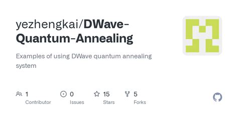 GitHub Yezhengkai DWave Quantum Annealing Examples Of Using DWave Quantum Annealing System
