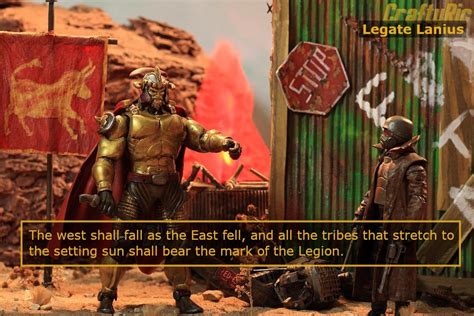 Legate Lanius Vs Courier Six Custom Action Figures Rfnv