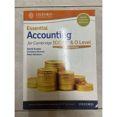 Essential Accounting For Cambridge Igcse And O Level มีขีดเขียนดินสอ มือ