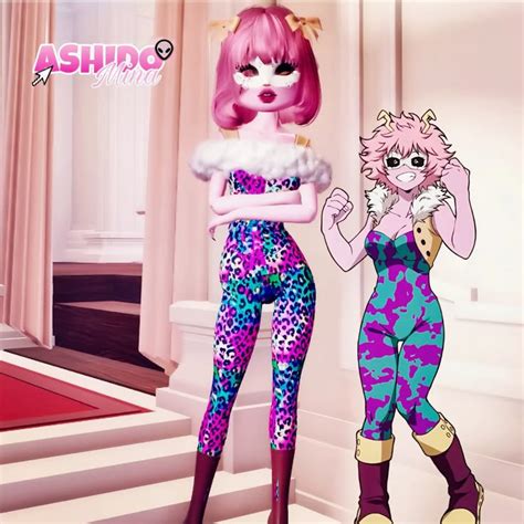 Mina Ashido Mha My Hero Academia Dress To Impress Dti Cosplay Roblox Dress To Impress Fashion