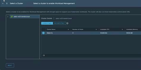 Deploying Tanzu On Vds Networking Part 2 Configure Workload Management