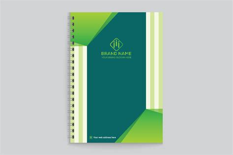 Corporate Green Color Notebook Cover Design 26324805 Vector Art At Vecteezy