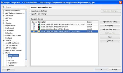 jdeveloper maven integration