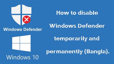 How To Disable Windows Defender Permanently In Windows 10 2020 Youtube