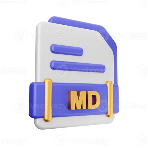 3d File Md Format Icon 22050063 Png