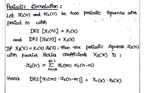 Discrete Fourier Series Hand Written Notes