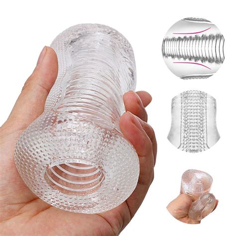 Jelly Male Masturbator Sleeve Stroker Pocket Pussy Stroker Sex Toys For