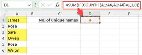 How To Count Unique Values In Excel Quickest Easiest Ways Master