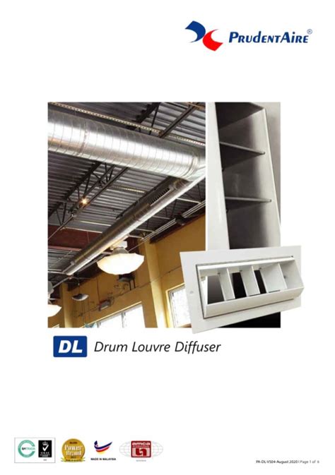 ️ Drum Louvre Diffuser Drum Louver Prudentaire Sdn Bhd