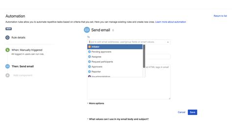 Automation For Jira How To Write A Rule That Will Send An Email To