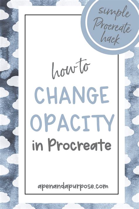 How To Change Opacity In Procreate A Simple Procreate Tip In 2024