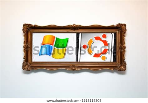 Linux Vs Windows Over Royalty Free Licensable Stock Photos Shutterstock