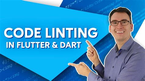Flutter Code Linting Improve Your Code And Enforce Style And Errors Youtube