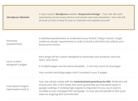 how to style your dubsado package tables forms and flows