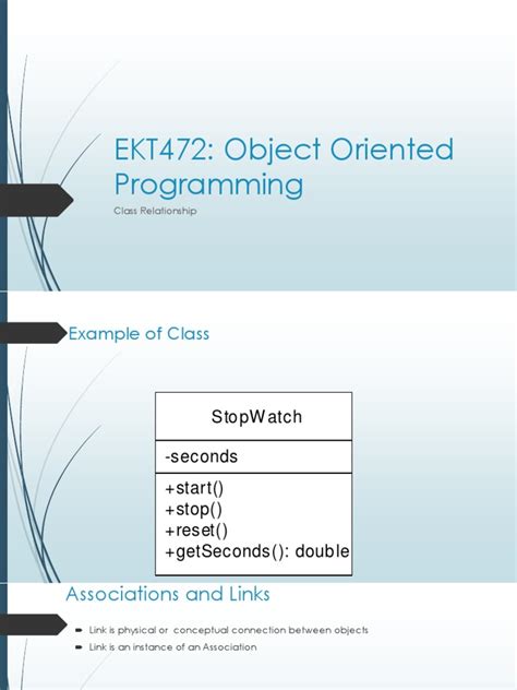 Class Relationship Pdf Inheritance Object Oriented Programming