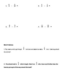 Adding And Subtracting Fractions Notes By Daniel Hemmens TPT