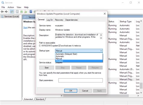 stopping all automatic updates windows 10 super user