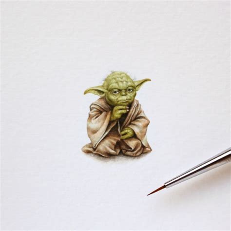 უკრაინელი მხატვრის წარმოუდგენლად პატარა ზომის ნახატები