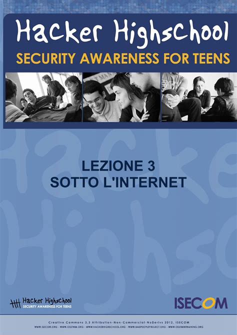 Pdf Lezione 3 Sotto Linternet Hacker Highschool Dokumentips