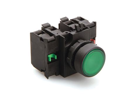 Flush Push Button Spring Return 2no2nc Green Cp305dy Emas Axxa Motor Control And Automation