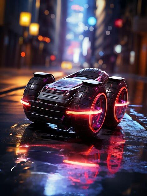 Premium Ai Image Photoshoot Of A Mini Mobility Future Hoverboard Wit Creative Concept Future