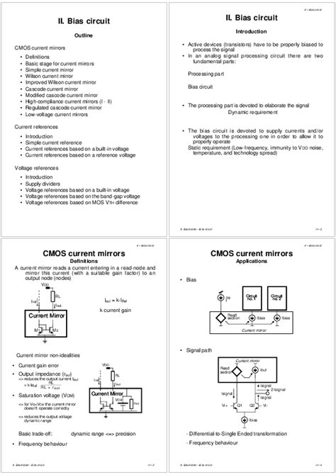 Pdf Ii Bias Circuit Outline Cmos