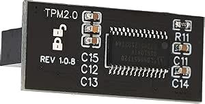 TPM 2 0 Encryption Security Module With 20 Pin LPC For W Indows MSI And GC SPI TPM2 0 Amazon