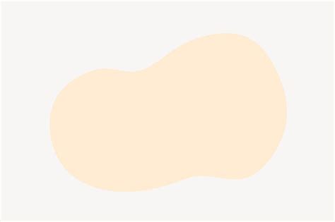 Beige Abstract Blob Shape Psd Premium Psd Rawpixel