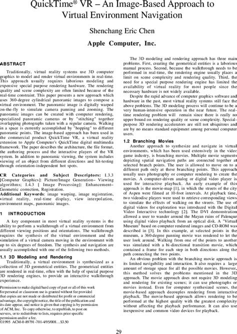 Virtual Reality Environment In Computer Graphics