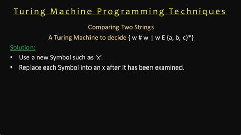Automata Presentation Turing Machine Programming Techniques Pptx Programming Languages