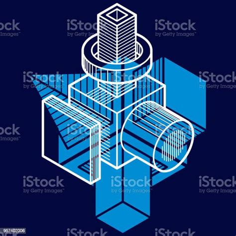 큐브 및 기하학적 형태를 사용하여 만든 3d 엔지니어링 벡터 추상적 인 모양 0명에 대한 스톡 벡터 아트 및 기타 이미지 0명 3차원 형태 건설 산업 Istock