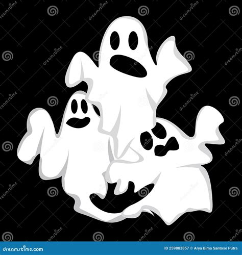 Ghost Logo Design Halloween Icon Halloween Costume Illustration