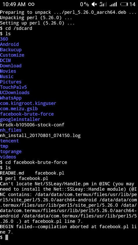 Netssleayhandlep Issue In Perl Script · Issue 374 · Termuxtermux App · Github