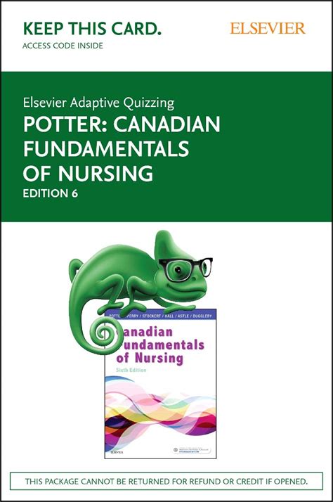 Elsevier Adaptive Quizzing For Canadian Fundamentals Of Nursing Access Card Potter Patricia A