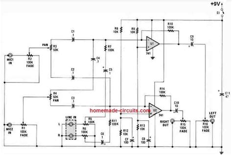 Sound Mixer Schematic Diagram Mixers Circuitbasics