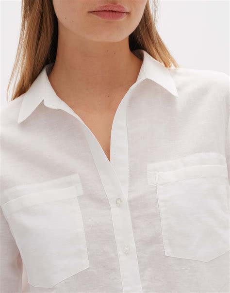 Langarmbluse Fredda Weiß Online Bestellen Opus Online Shop