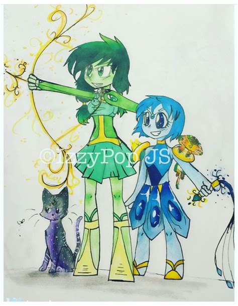 Fan Art Of Jade And Turquoise Gem Warriors From Steven Universe