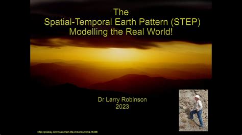 The Spatial Temporal Earth Pattern Step Model In The Real World Youtube