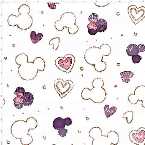 Retail Blushing Mouse Background Oh So Pretty Custom Fabric