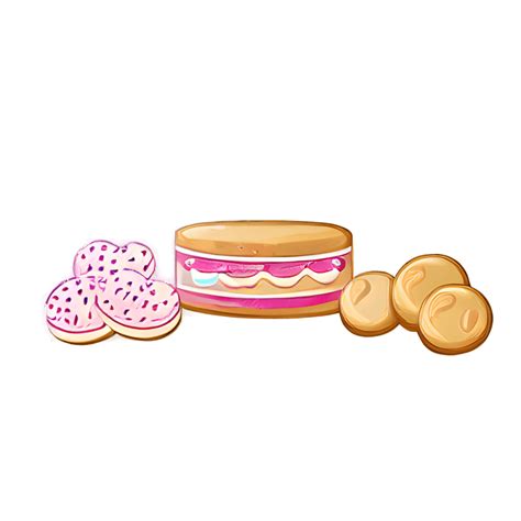 Love Cookies Foods Creamy · Creative Fabrica