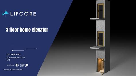 3 Floor Chinese Indoor Home Elevator Youtube