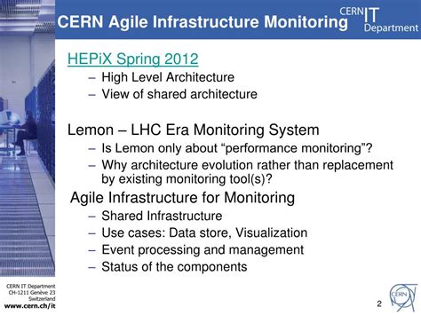 Ppt Integrating Lemon Monitoring And Alarming System With The New
