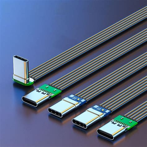 Кабель Type C мужской женский плоский силиконовый 10 см купить на Ozon по низкой цене