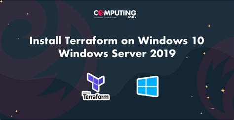 Install Terraform On Windows 10 Windows Server 2019 By