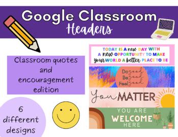 Google Classroom Headers By Cameron Howard TPT
