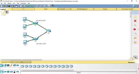 6 4 3 4 Packet Tracer Troubleshooting Default Gateway Issues Answers
