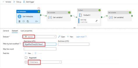 Get Last Modified Date On Partitioned Data Using Azure Data Factory