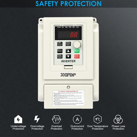 XCFDP AC V Kw HP Variable Frequency Drive A VFD Inverter Single Phase To Phase