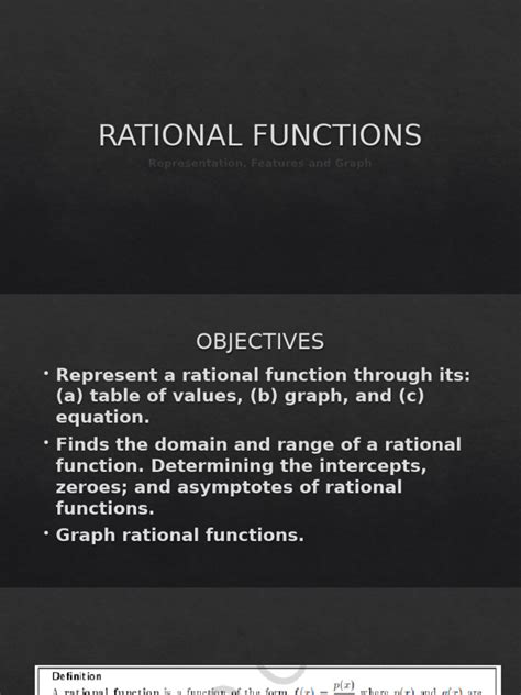 rational functions pdf